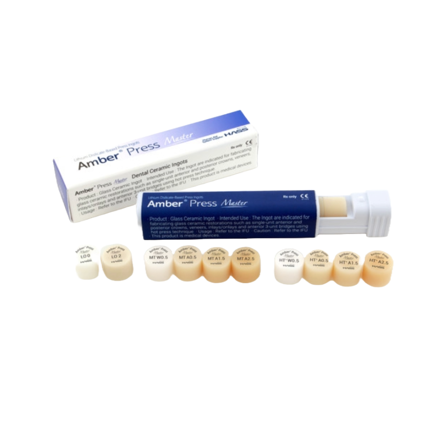 Amber Press Master Lithium Disilicate Press Ingots – DeeDental 365 INC